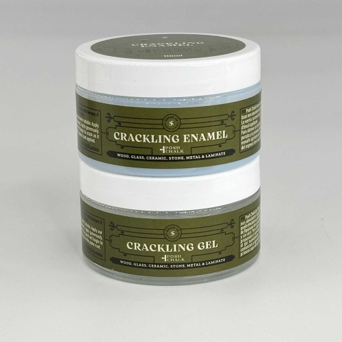 Posh Chalk Crackling Enamel – 2 składniki x 110 ml - efekt pęknięte ...